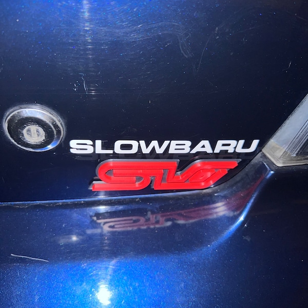 SLO Badge | Subaru STI Badge Knockoff | 3D Printed - Etsy
