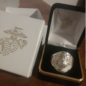 Marine Corps USMC Signet Ring - Etsy