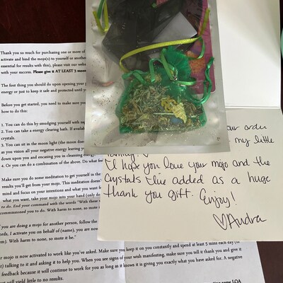 Money Mojo Gris Gris Bag. Attract Prosperity, Abundance, Cash ...