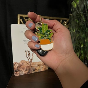 Rubber Tree Sticker Plant Lover Sticker Metallic Die Cut - Etsy