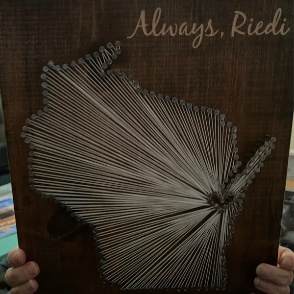 Wisconsin String Art, Wisconsin Home Sign, Wisconsin Decor, Wisconsin ...