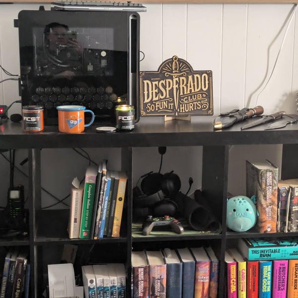 3D Wooden Desperado Club Sign, Dungeon Crawler Carl - Etsy