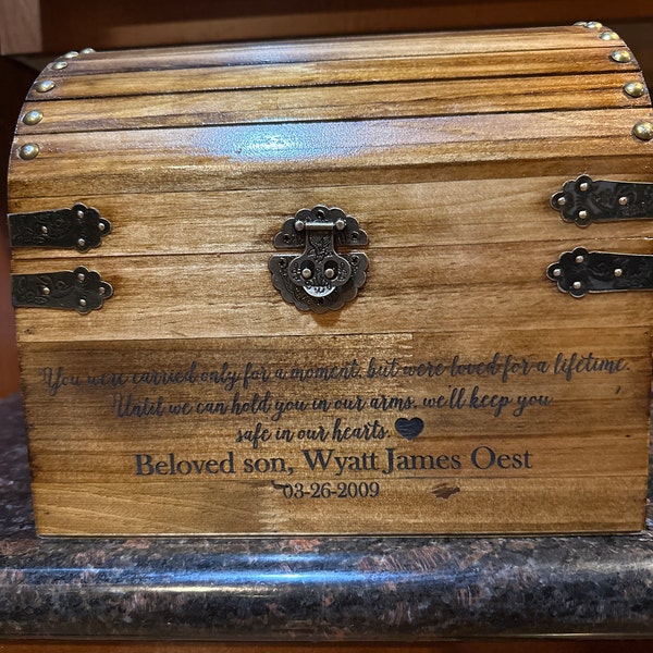 Baby Time Capsule 1st Birthday First Birthday Baby Keepsake Box Small ...