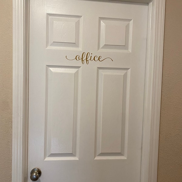 Office Door Decal, Entryway Office Sticker, Storefront Business Signage ...