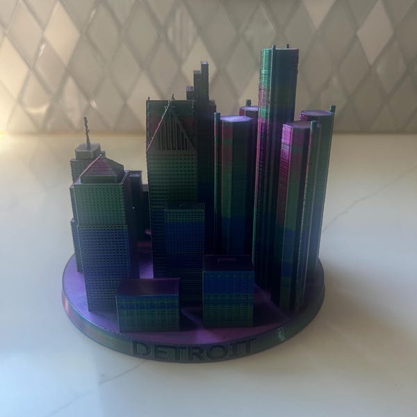 Cleveland Skyline 3D Model Desktop NEW 2024 Sherwin Williams World ...