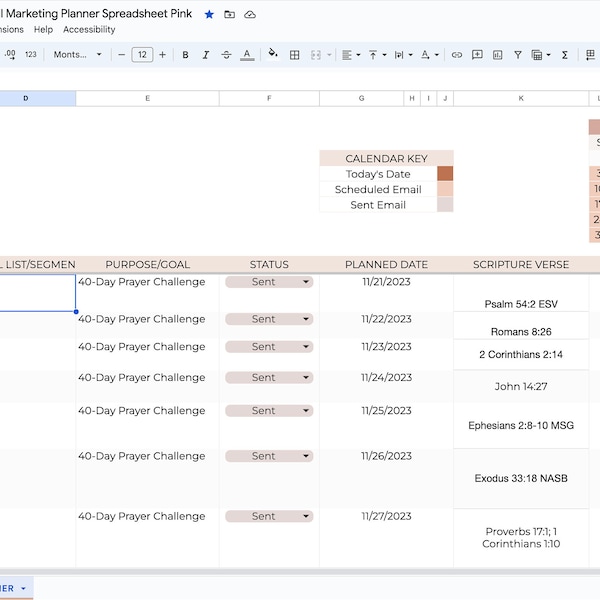 To Do List Template for Google Sheets, Digital to Do List Spreadsheet ...