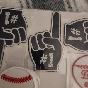 3 Numbers College Varsity Letterman Embroidered Iron on Patch Varsity ...