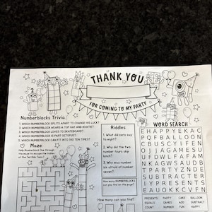 Numberblocks Christmas Colouring Page Digital Printable Winter Sleigh ...