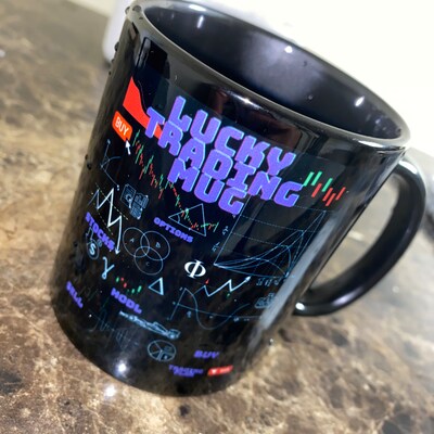 Black Mug, Gift for the Stock Market, Options Trader, Forex Traders ...