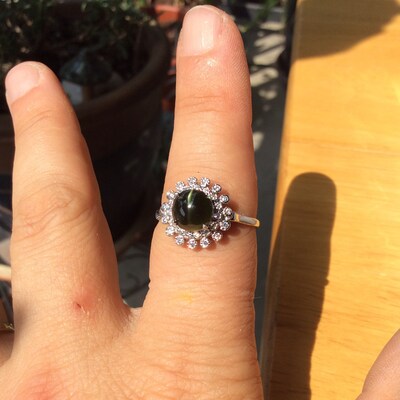 Extremely Rare Natural White Topaz Cat's Eye Cabochon Oval Shape ...