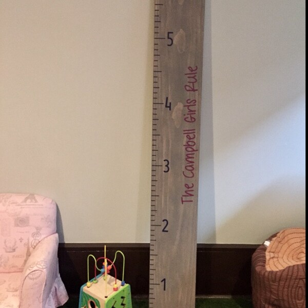 DIY Growth Chart Ruler Vinyl Decal Kit - Modern Style - Etsy