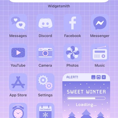 Winter Night App Icon Pack, Cute App Icons, Lofi Aesthetic, Retro ...
