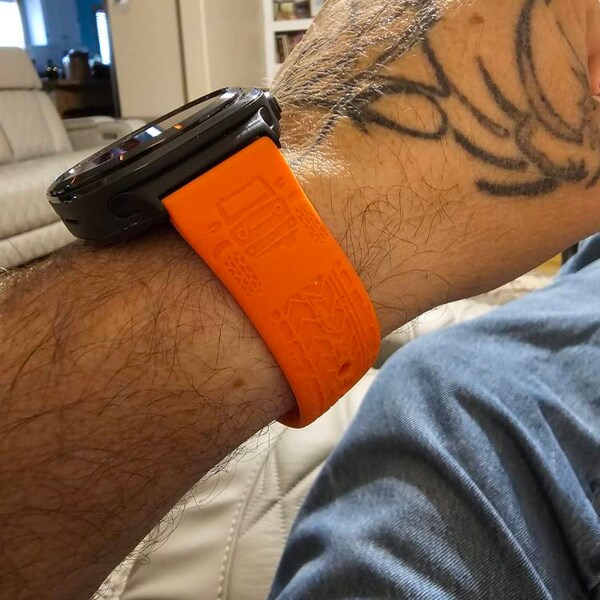 Flight Attendant Watch Band Plane Engraved Watch Band Pilot Watchband ...