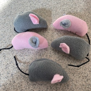 Cute Handmade Catnip Mice (5 Pack) - Etsy