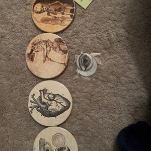 Stained Glass Church Windows Coaster Set Tableware Barware - Etsy