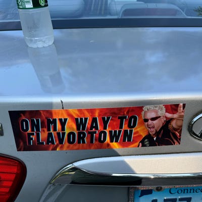 Flavortown Guy Fieri Funny Bumper Sticker Car Decal Waterproof Sticker ...
