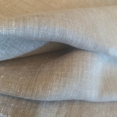 100% Natural Undyed Linen Fabric by the Yard From Europe Natural Light ...