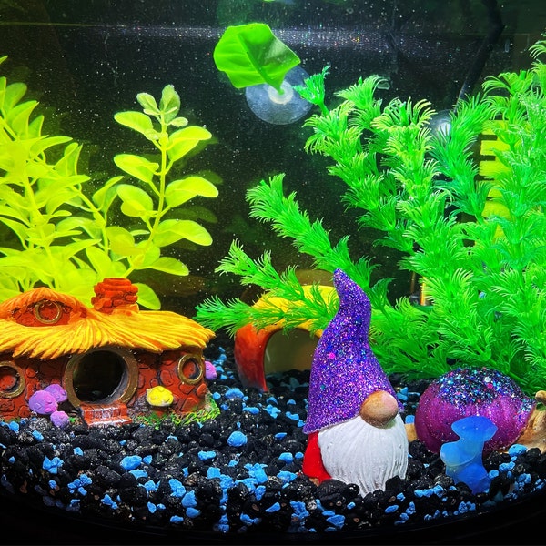 Fancy Tank Decor - MADE TO ORDER - Rainbow Aquarium Decoration - Betta ...