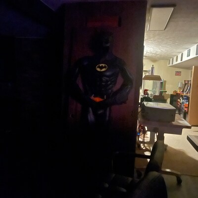 Black Knight Superhero the Bat Cape Bale Version - Etsy