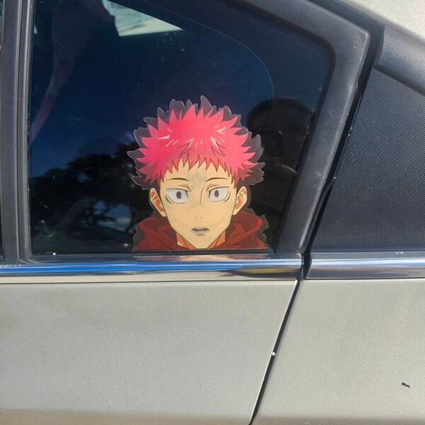 High Quality 3D Motion Anime Sticker Car Decal Laptop Peeker Sticker - Etsy