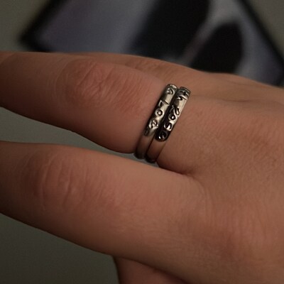 2 Rings to Infinity and Beyond Rings Personalized Couples - Etsy