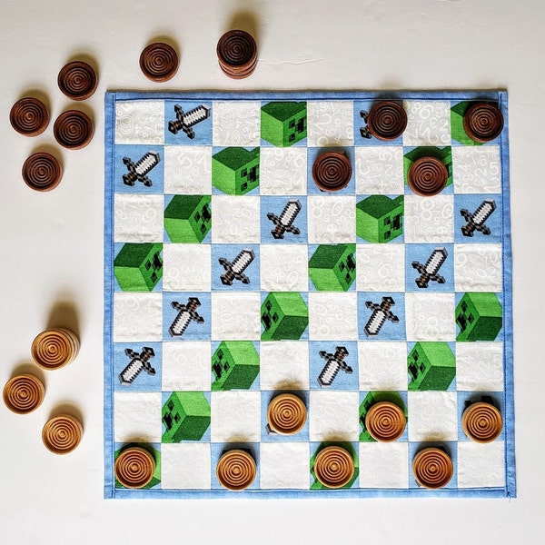 Qty 24 - 1.25" Wood Stacking Checkers Finished in Clear and Walnut, 12 ...
