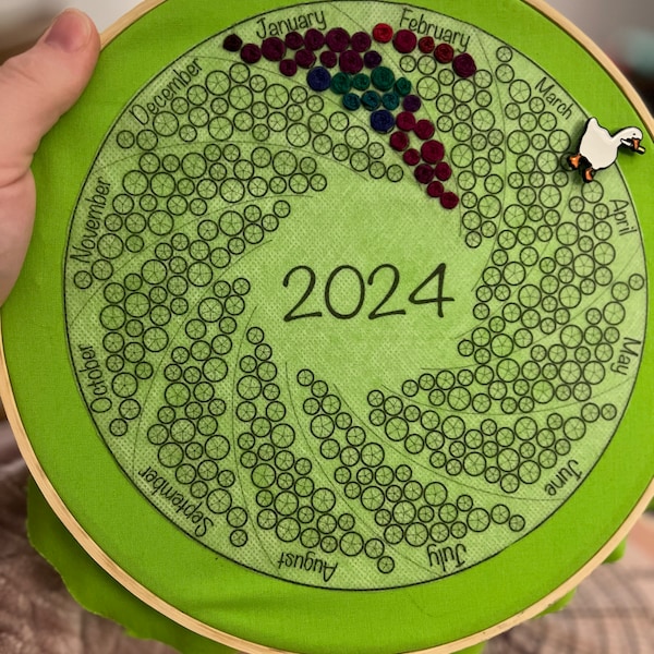 2025 Hand Embroidery Temperature Journal With BONUS Planner to Record ...