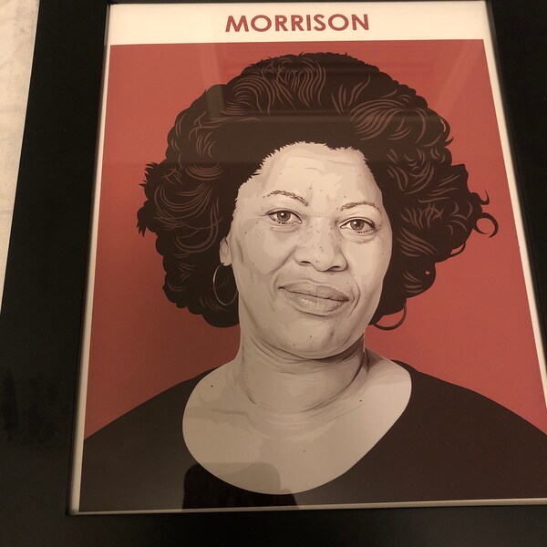 Toni Morrison - Author Poster | Literary Poster | Writer Gift | Teacher ...