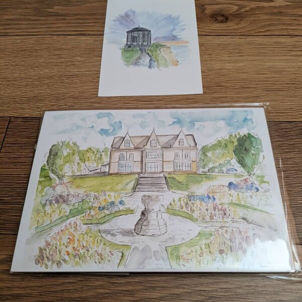 Rathlin Island Illustrated Map. Original. A3 Size. - Etsy