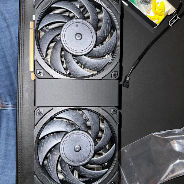 MSI Suprim X RTX 4090 Video Card Fan Shroud Deshroud 120mm Fan Bracket ...
