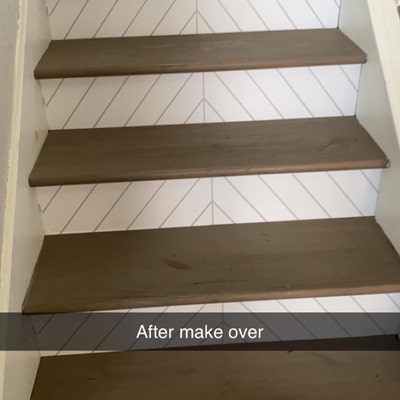 White Beadboard Shiplap Stair Riser, Window Sill, 7 Inch X 36 Inch ...