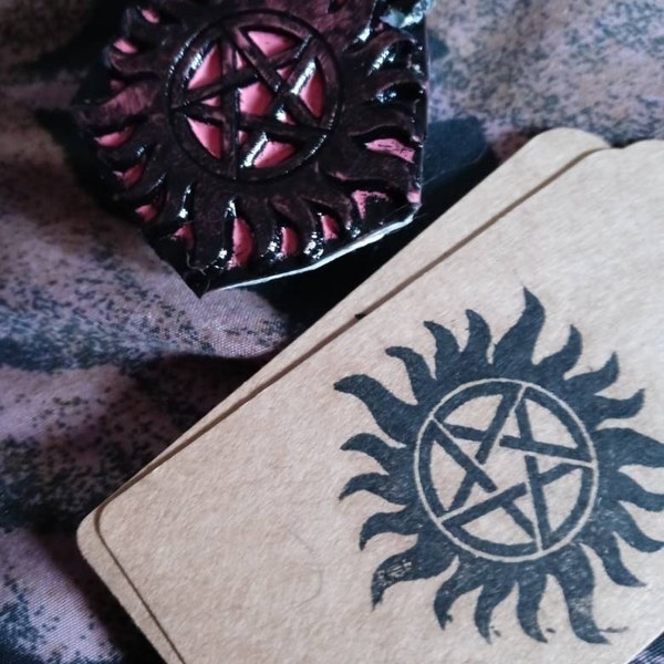 Anti Possession Ward RUBBER STAMP, Supernatural Stamp, Witchcraft Stamp ...