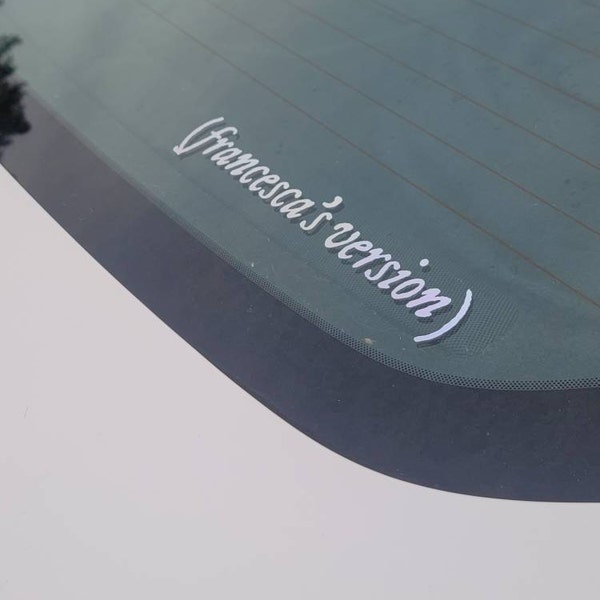 Car Tramp Stamp Vinyl Decal Rearview Mirror Laptop Bumper Sticker ...