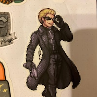 Final Fantasy 16 Pixel Art Stickers Clive Rosfield Jill Warrick Joshua ...