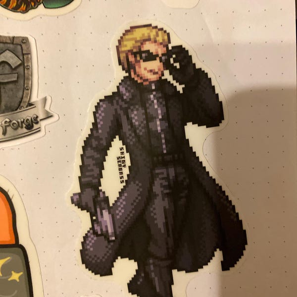 Final Fantasy VII Remake Pixel Art Stickers | Cloud Strife, Sephiroth ...