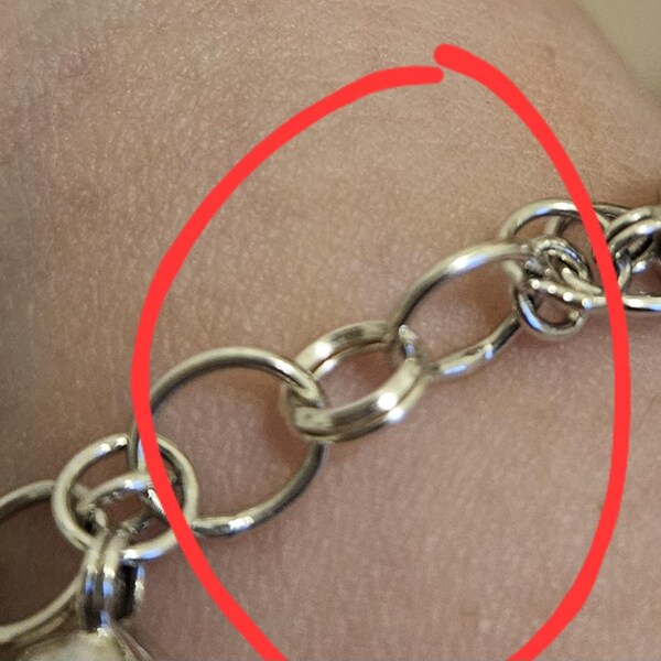 925 Sterling Silver LINK LOCK Jump Ring 5.5mm - for Bracelets, Charms ...