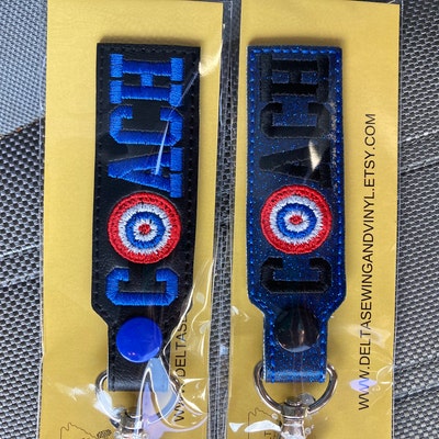 Cheer Coach Keychain, Cheerleading Key Fob, Cheerleader Coach Gift ...