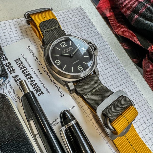 T-11 O-rig Watch Strap Army Green/red, Parachute Style Military Webbing ...