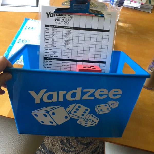 Yardzee (yahtzee) and Yarkle (farkle) - Digital Score Card, Score Sheet ...