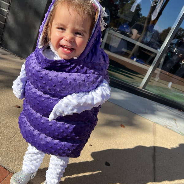 Boo Costume, Purple Monster Costume - Etsy