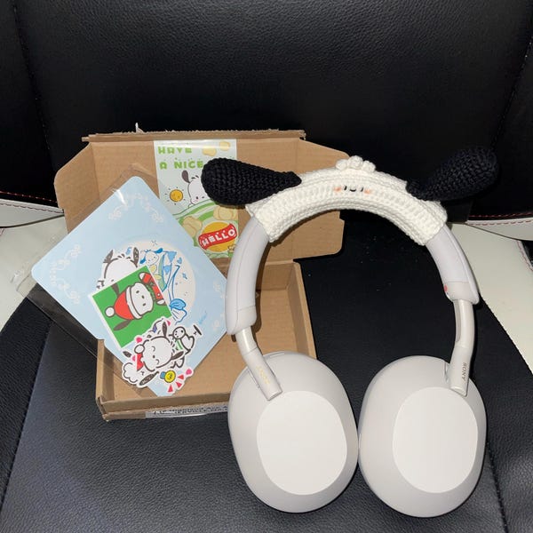 Cat Ears Headphone Cover for Sony XM45 Bose APM Headphones Kawaii Cozy ...