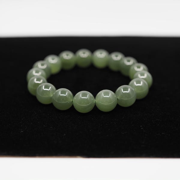 Certified High Grade Jade Bangle, 59.3mm Spring Water Green Jade Bangle ...