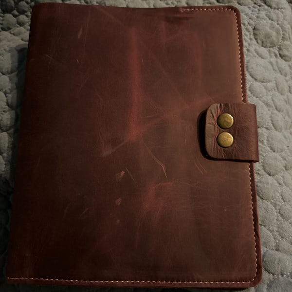 Custom Leather Portfolio, Personalized Padfolio for Women, Gifts for ...