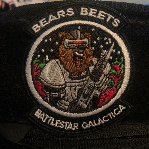 Bears Beets Battlestar Patch - Etsy