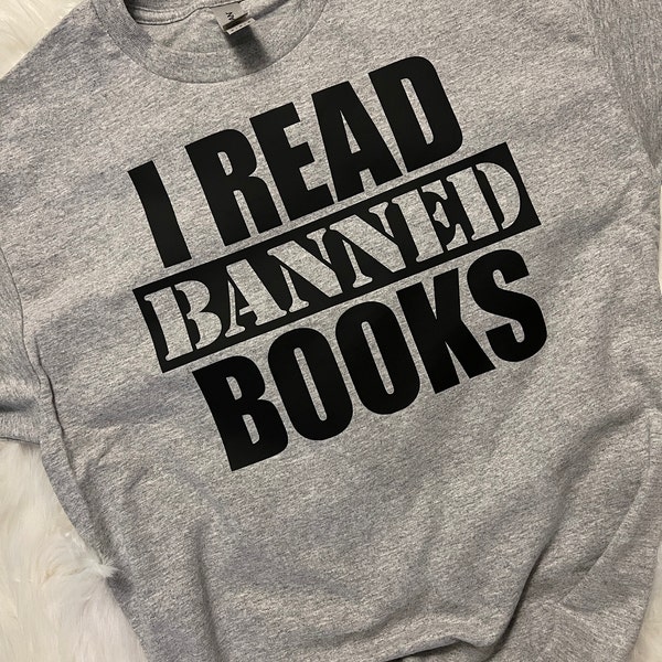 I Read Banned Books SVG, Reader Cut File, Book Club Saying, Bibliophile ...