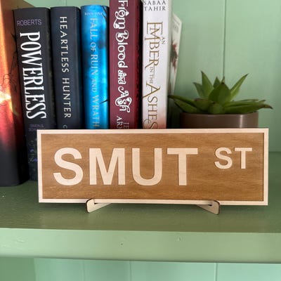 Library Street Sign Bookshelf Sign Personalized Laser Engraved Bookish ...