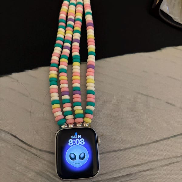 Customized Watch Band - Beaded Apple Watch Band - Apple Watch Band ...