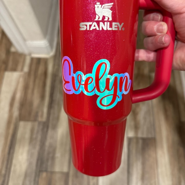 Stanley Cup Stickers, Flowers Decals Sheets, Decals for Tumbler 40 Oz ...
