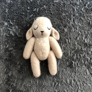 Newborn Photography Felt Toy, Felted Animals Photo Props, Felt Stuffed ...