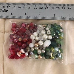 Green Bead Soup Mix, 4oz Glass Bead Mix, Mixed Loose Lot of Beads, Bulk ...